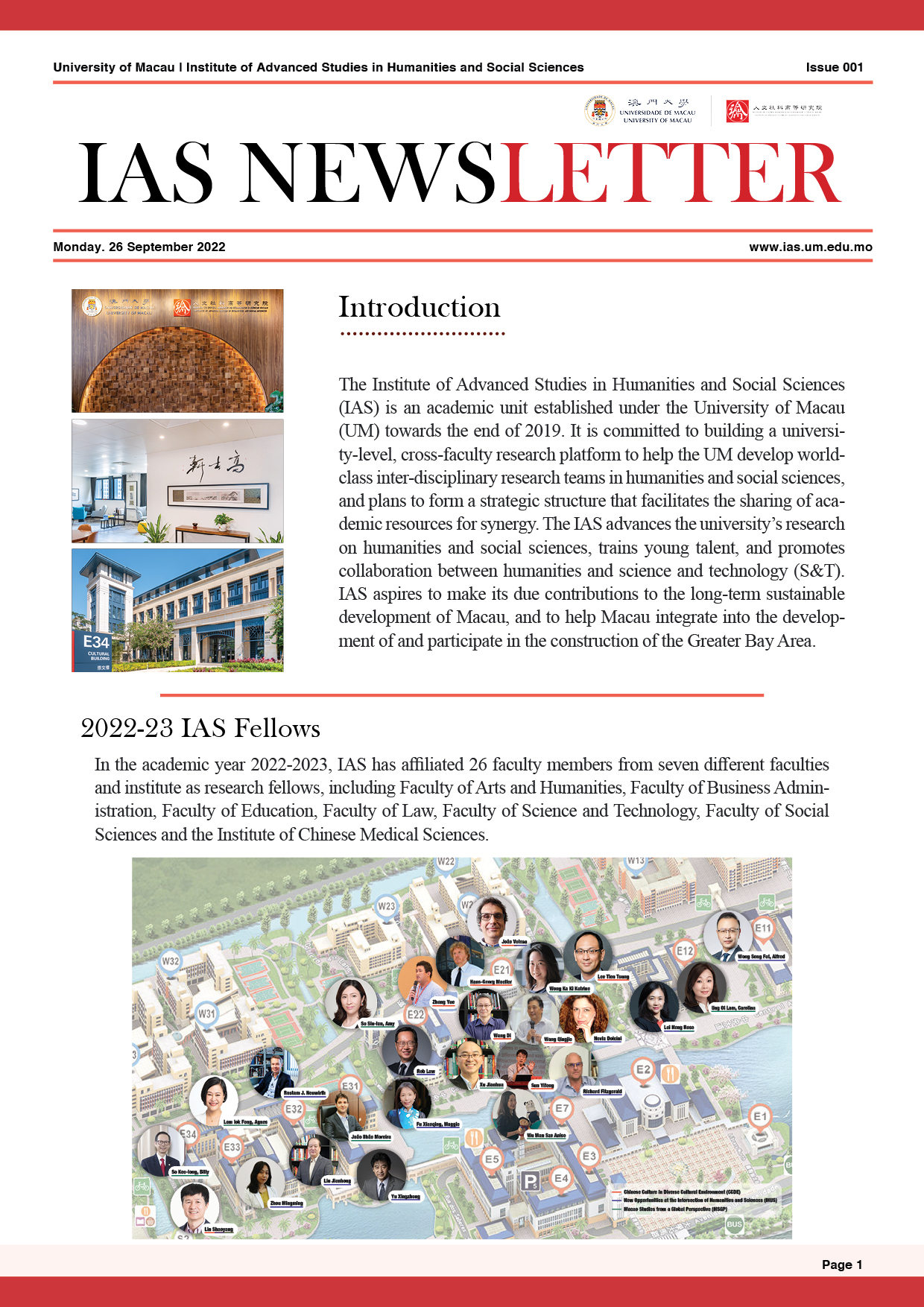 IAS Newsletter - Institute of Advanced Studies in Humanities and Social ...